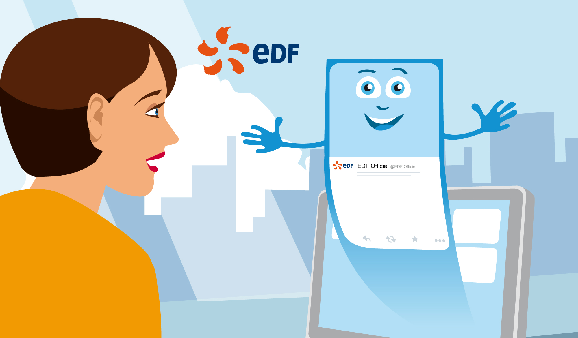 Illustrations EDF | zoé illustratrice